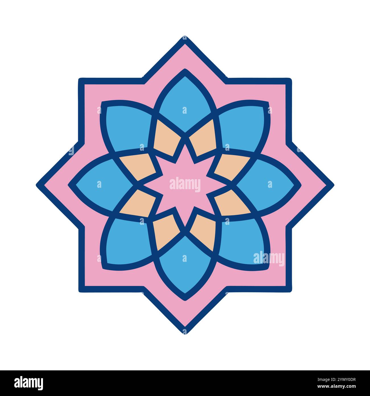 Beautiful seamless Islamic pattern with geometric shapes and arabesque ...