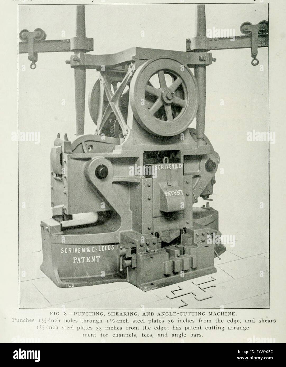 PUNCHING, SHEARING, AND ANGLE-CUTTING MACHINE.from the Article THE ...