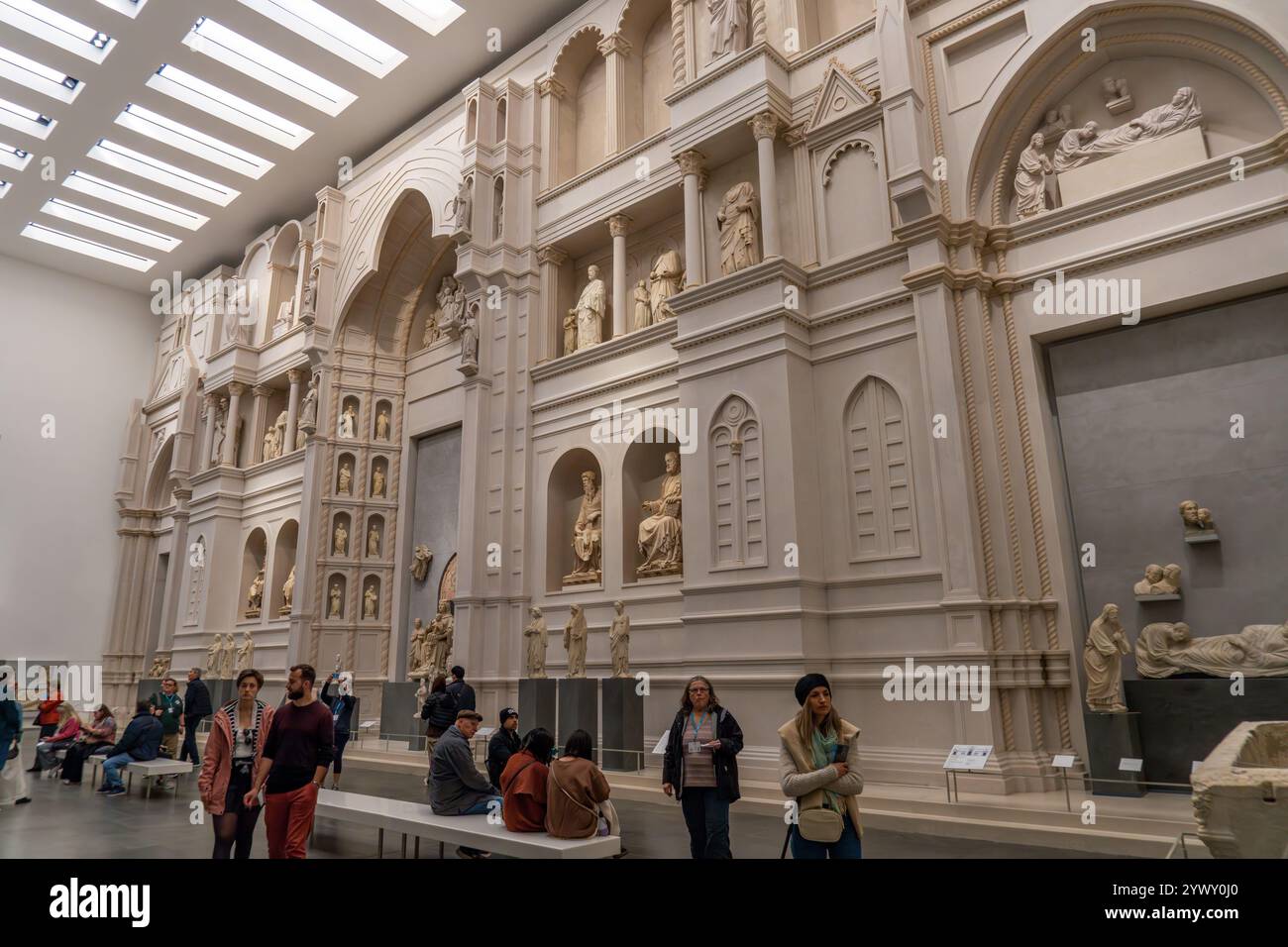Full-scale model of the original facade of the Duomo in the Duomo ...