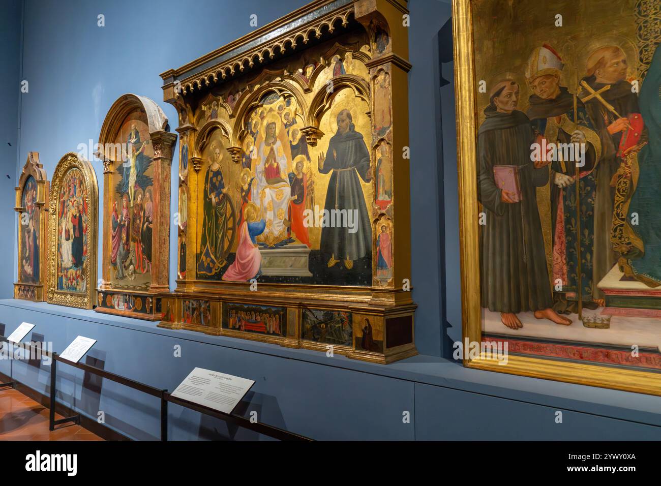 Painted altarpieces from the Renaissance in the Accademia Gallery in ...