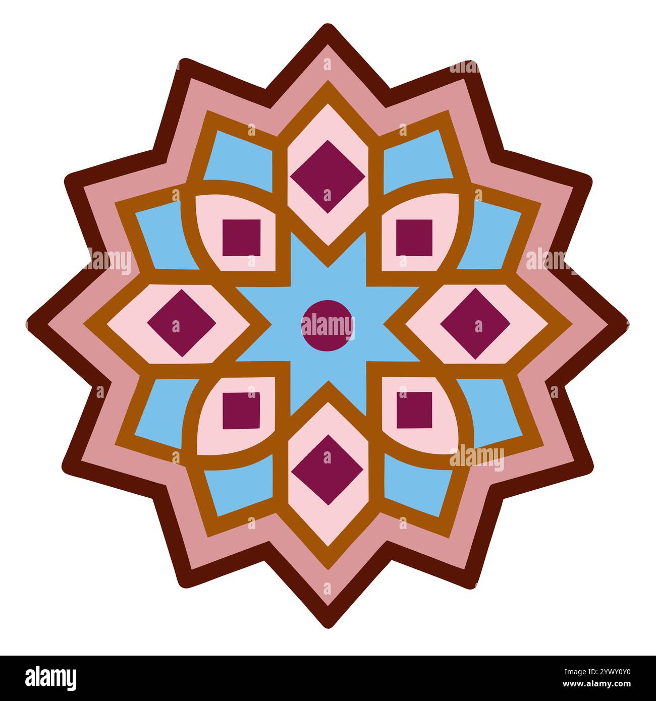 Beautiful seamless Islamic pattern with geometric shapes and arabesque ...