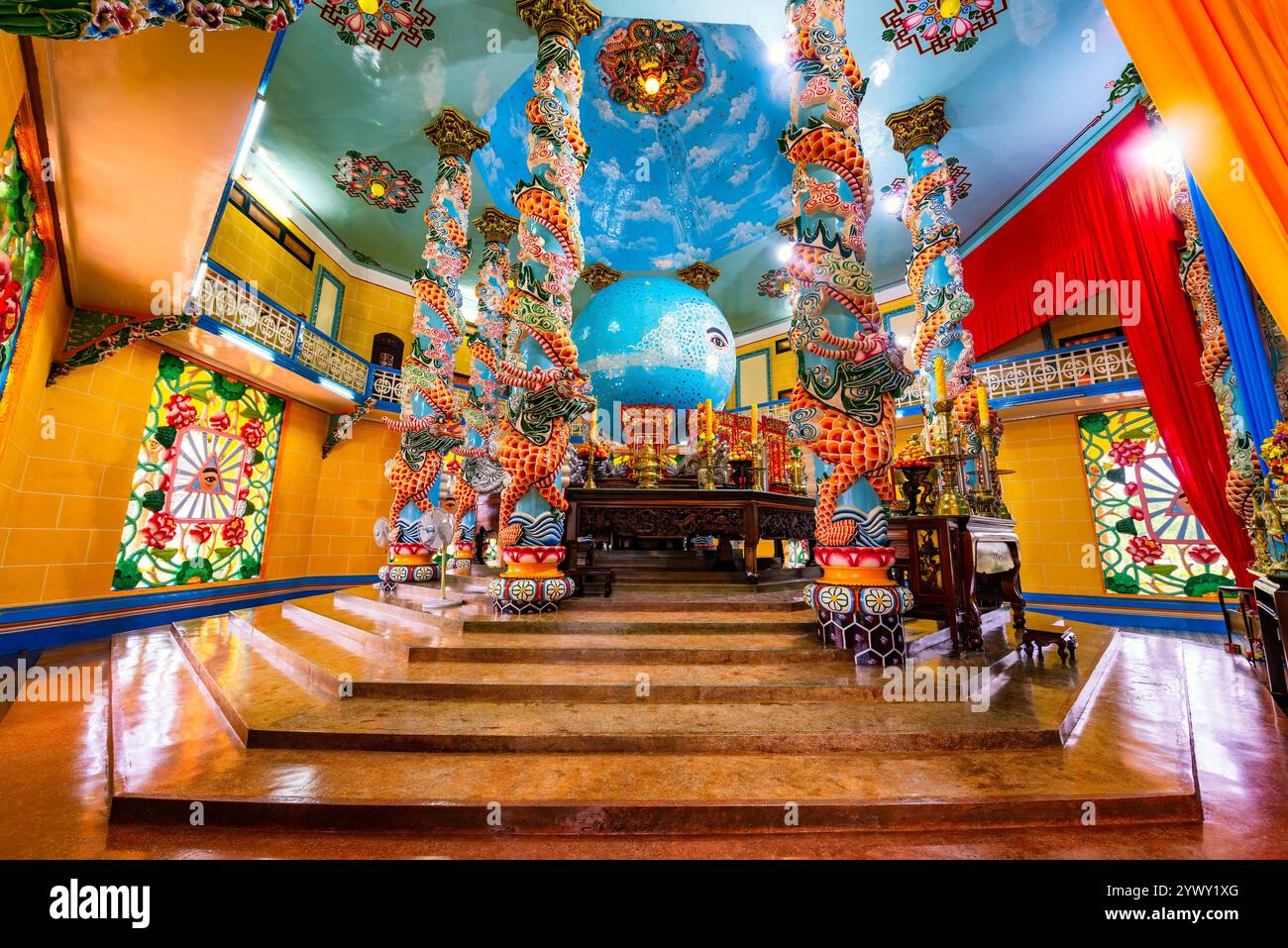 The Tay Ninh Holy See, also known as the Great Divine Temple or the Cao ...