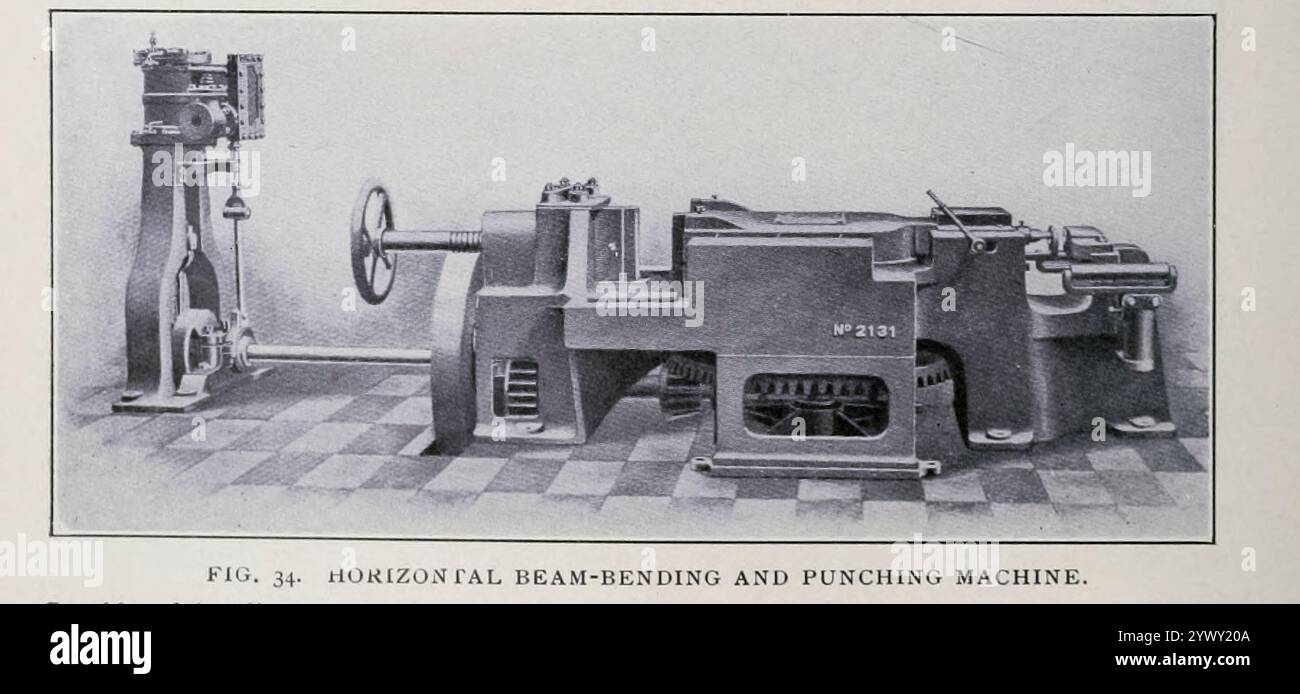 HORIZONTAL BEAM-BENDING AND PUNCHING MACHINE. from the Article THE MECHANICAL EQUIPMENT OF THE ...