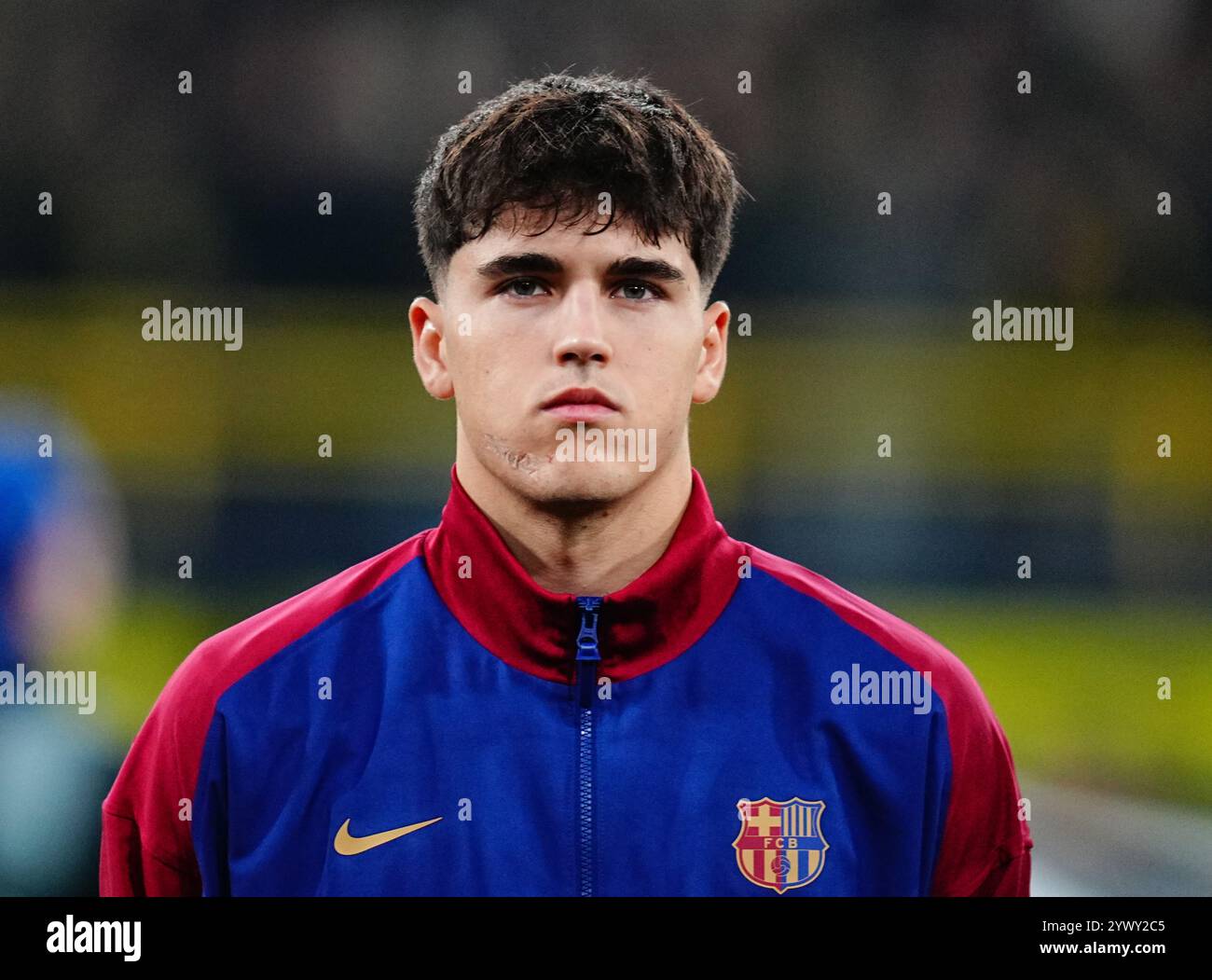 Signal Luna Park, Dortmund, Germany. 11th Dec, 2024. Pau Cubarsi of FC ...