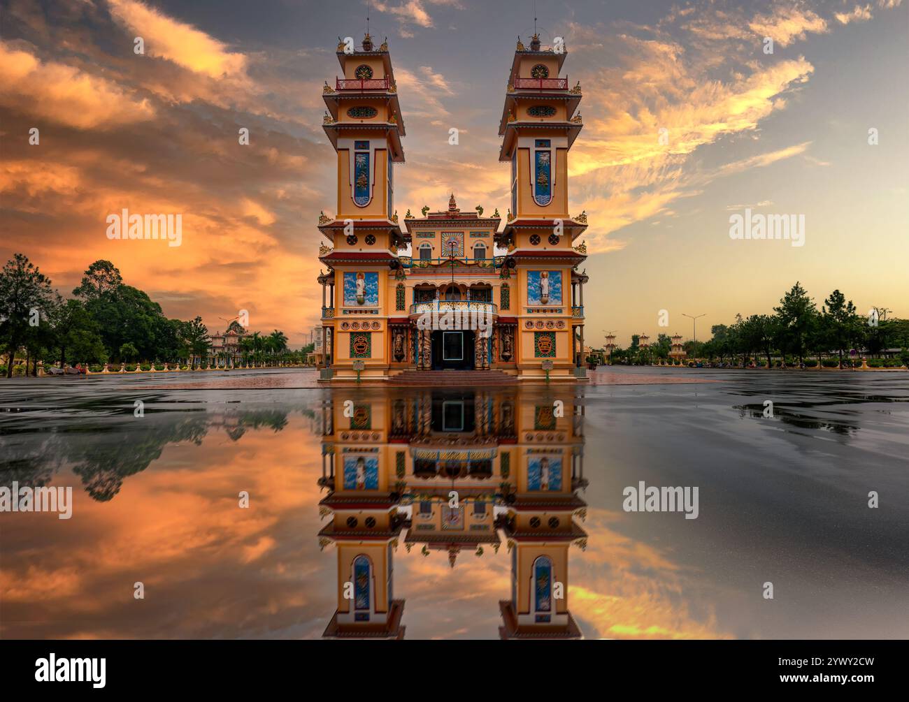The Tay Ninh Holy See, also known as the Great Divine Temple or the Cao ...