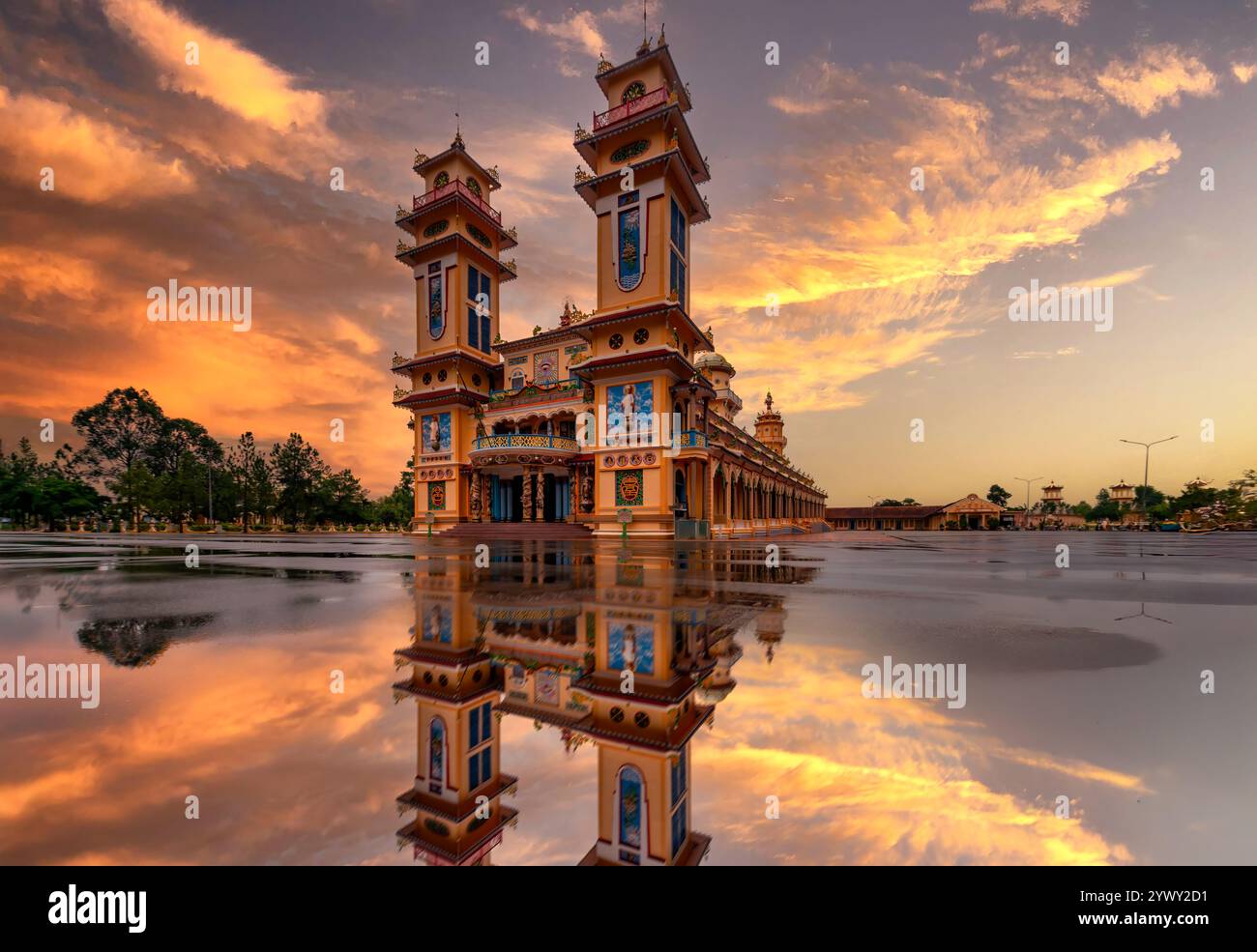 The Tay Ninh Holy See, also known as the Great Divine Temple or the Cao ...