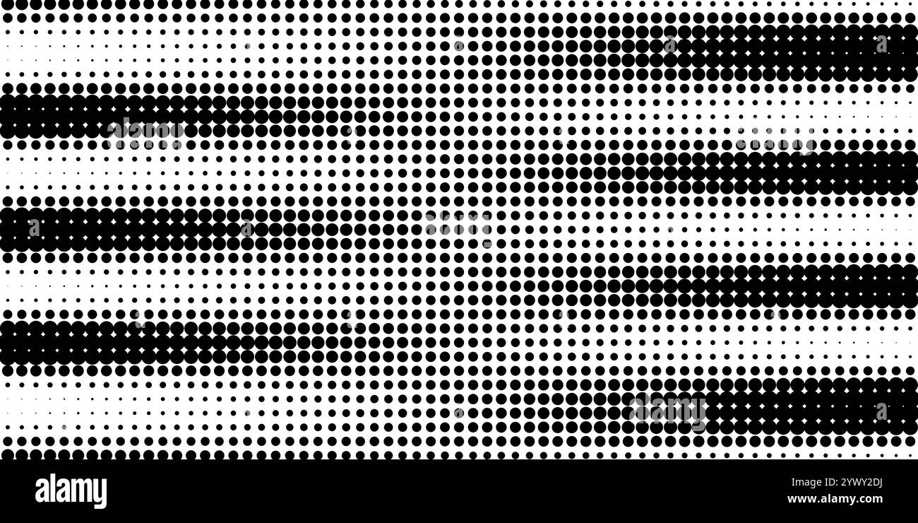 Halftone dots background circular transition hi-res stock photography ...
