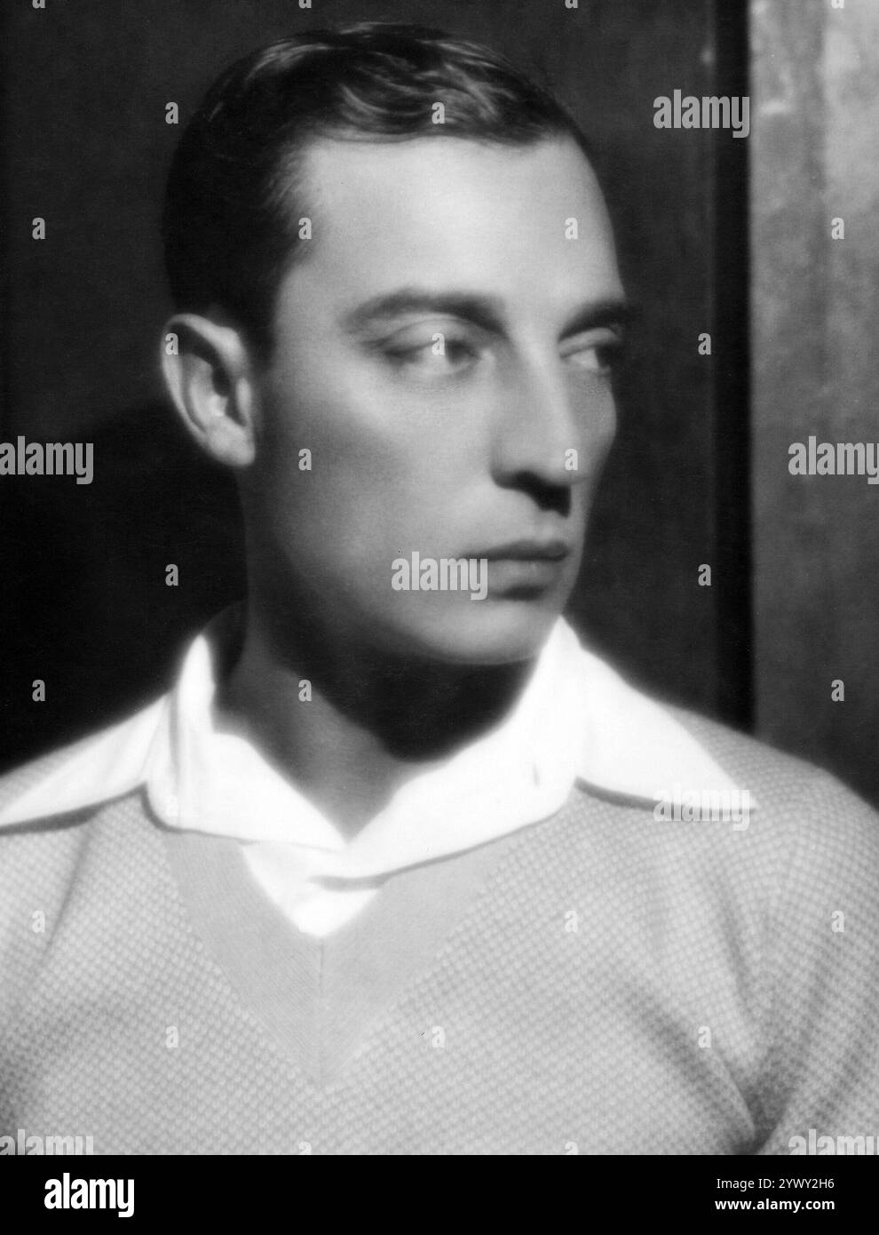 Portrait Photograph of Buster Keaton by Irwin Bueller (1920s Stock ...