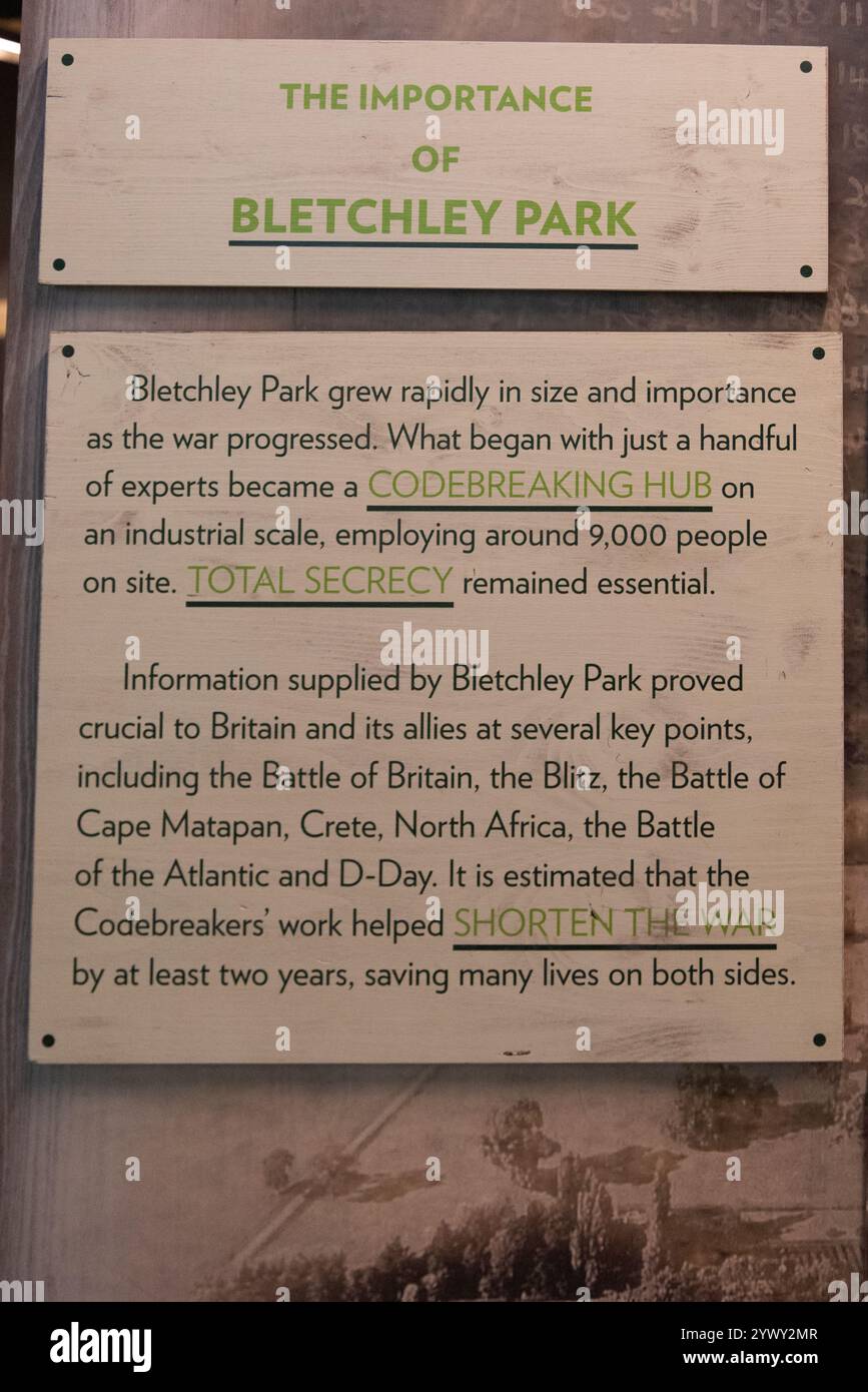 Bletchley Park Code-Breaking Centre, Bletchley, Buckinghamshire ...