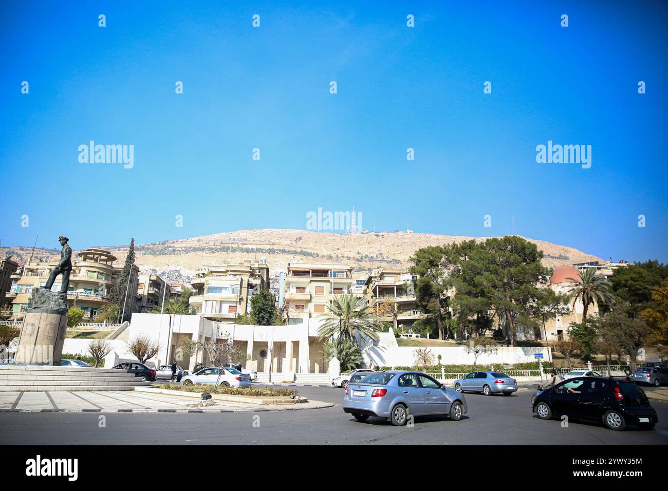 Damascus, Syria. 09 December 2024. The city of Damascus in the ...