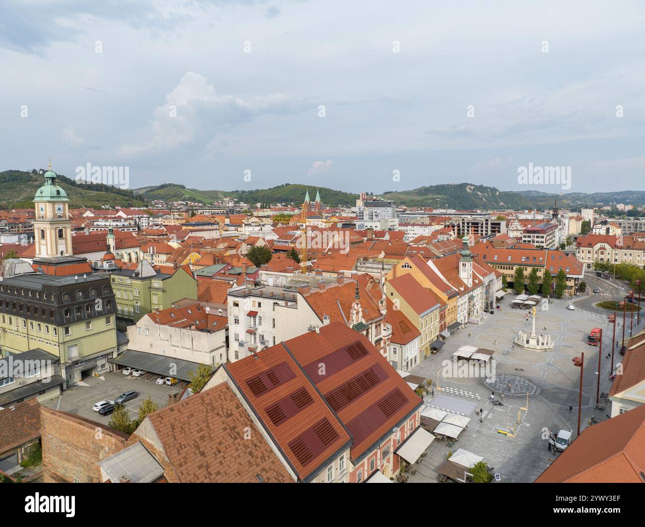 Aerial view maribor hi-res stock photography and images - Alamy