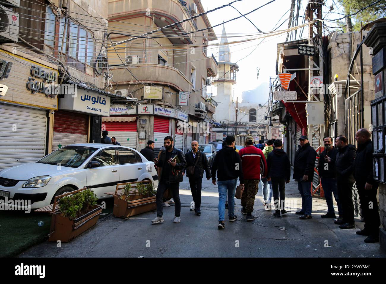 Damascus, Syria. 09 December 2024. The city of Damascus in the ...