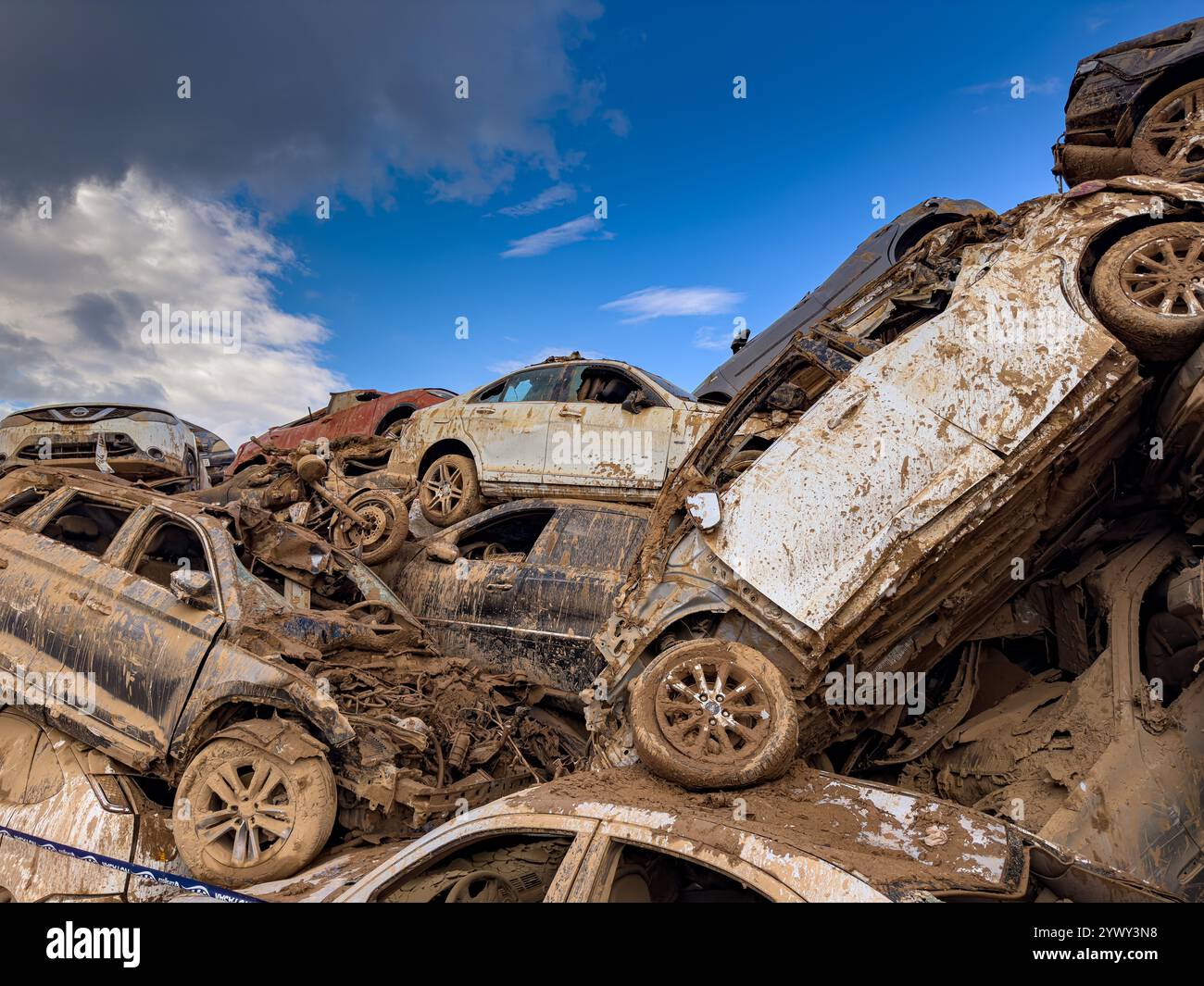 Valencia floods cars hi-res stock photography and images - Alamy