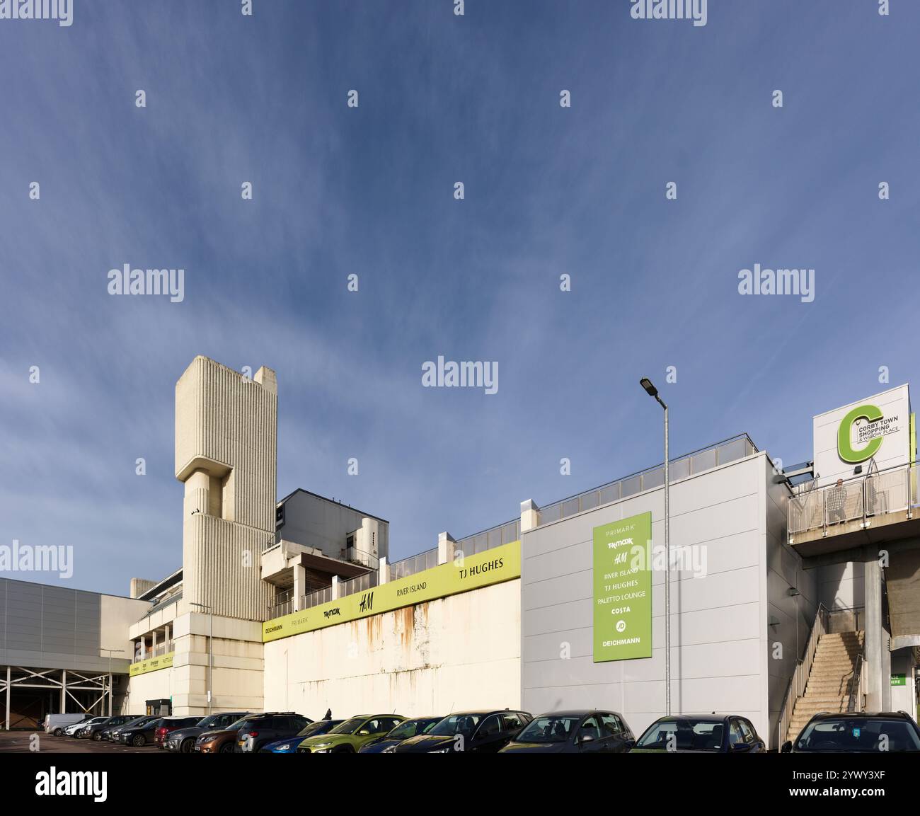 Corby town shopping centre and Willow Place, England Stock Photo - Alamy