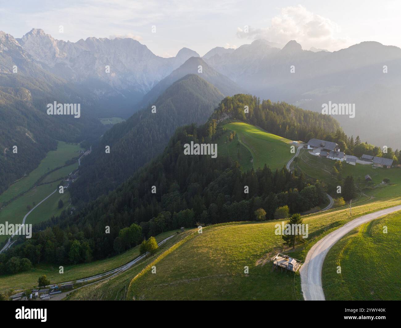 Solcava panoramic road hi-res stock photography and images - Alamy