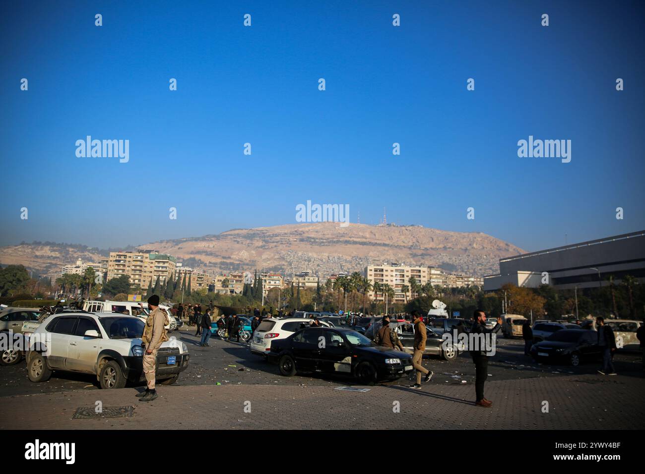 Damascus, Syria. 09 December 2024. The city of Damascus in the ...