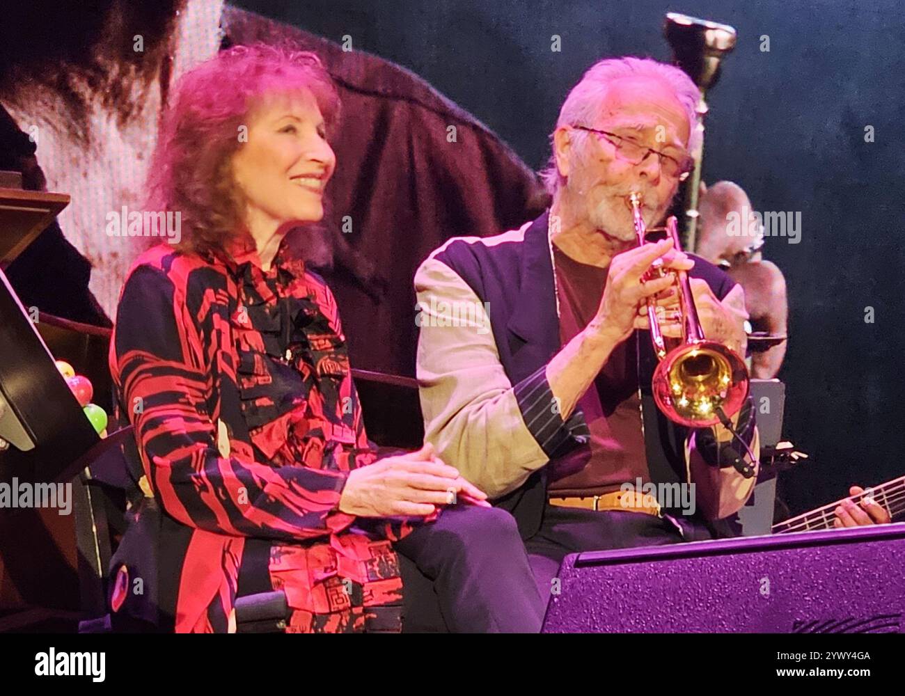 Tn. 11th Dec, 2024. Lani Hall, Herb Alpert at a public appearance for ...