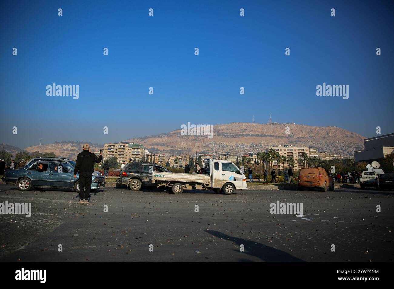 Damascus, Syria. 09 December 2024. The city of Damascus in the ...