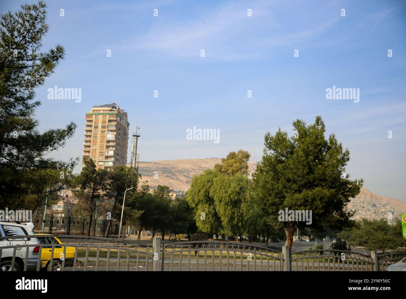 Damascus, Syria. 09 December 2024. The city of Damascus in the ...