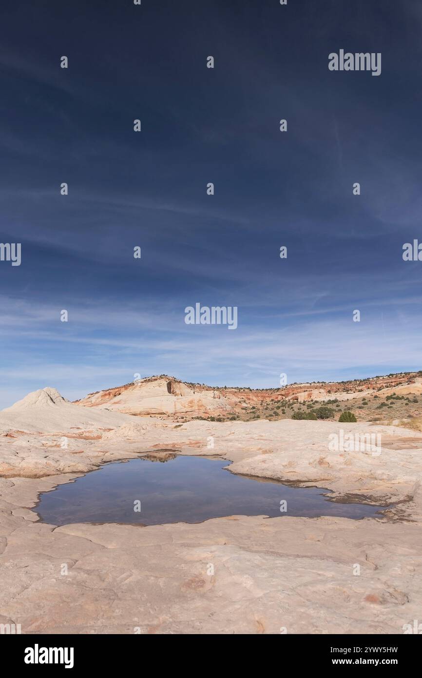 White pocket, hidden treasure in Vermilion - Arizona 4, USA Stock Photo ...