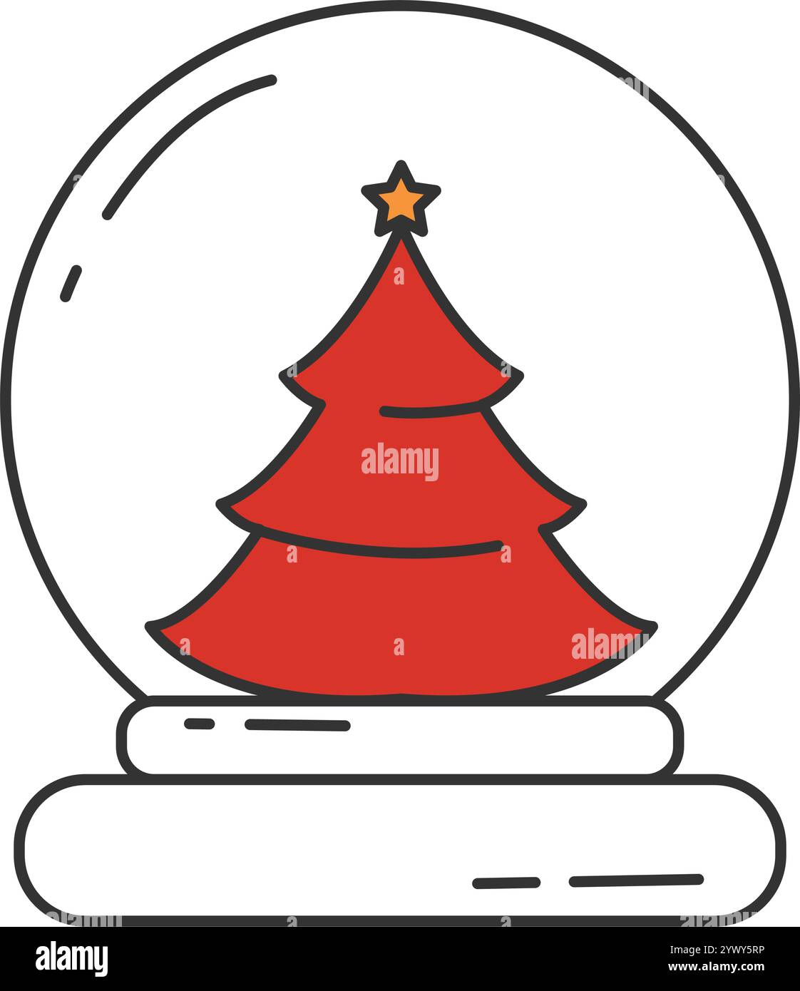 Modern glass christmas tree Stock Vector Images - Alamy