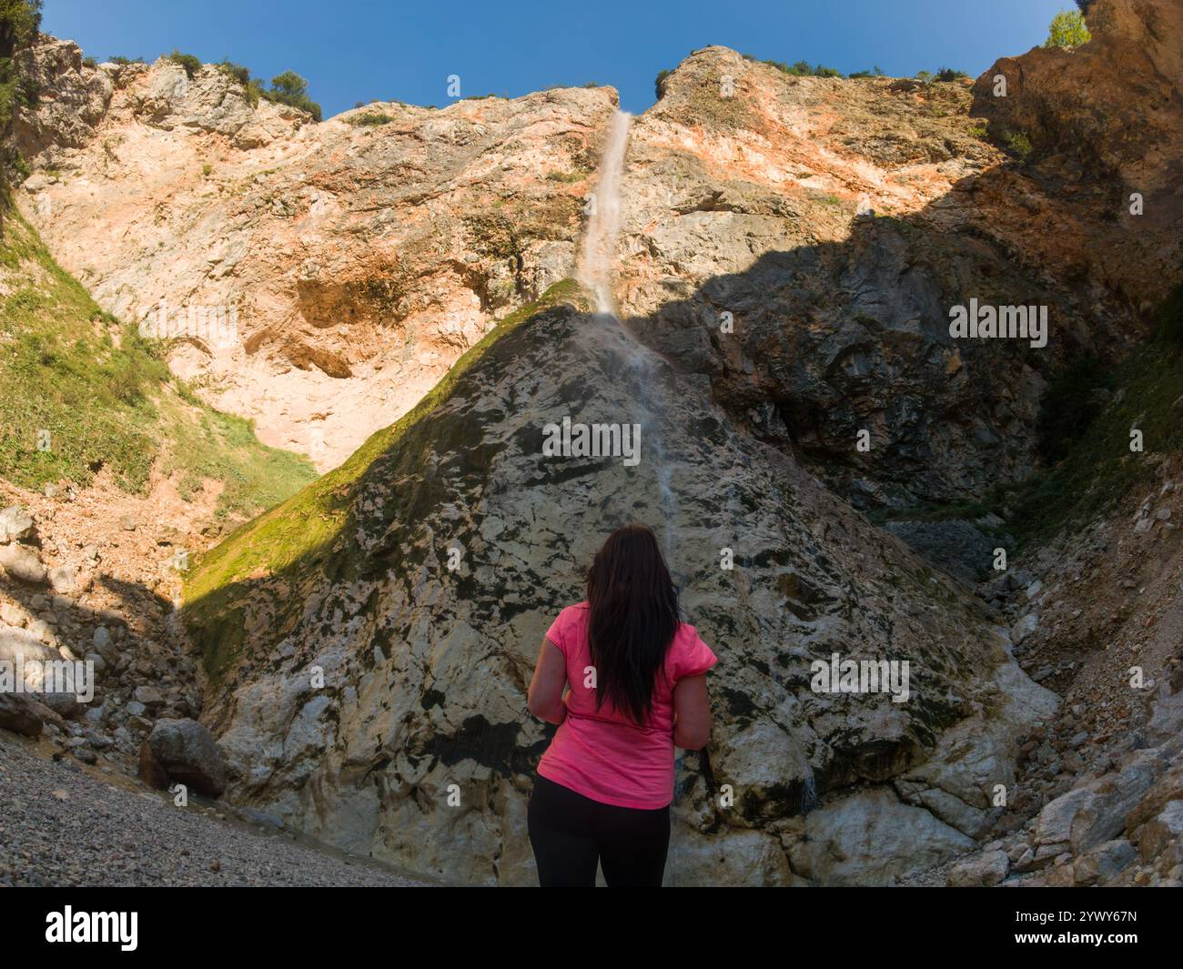 Rinka falls in Logar valley, Slovenia. Rinka falls in Logar valley ...