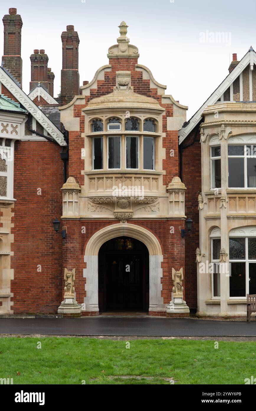 The Mansion House at Bletchley Park Code-Breaking Centre, Bletchley ...