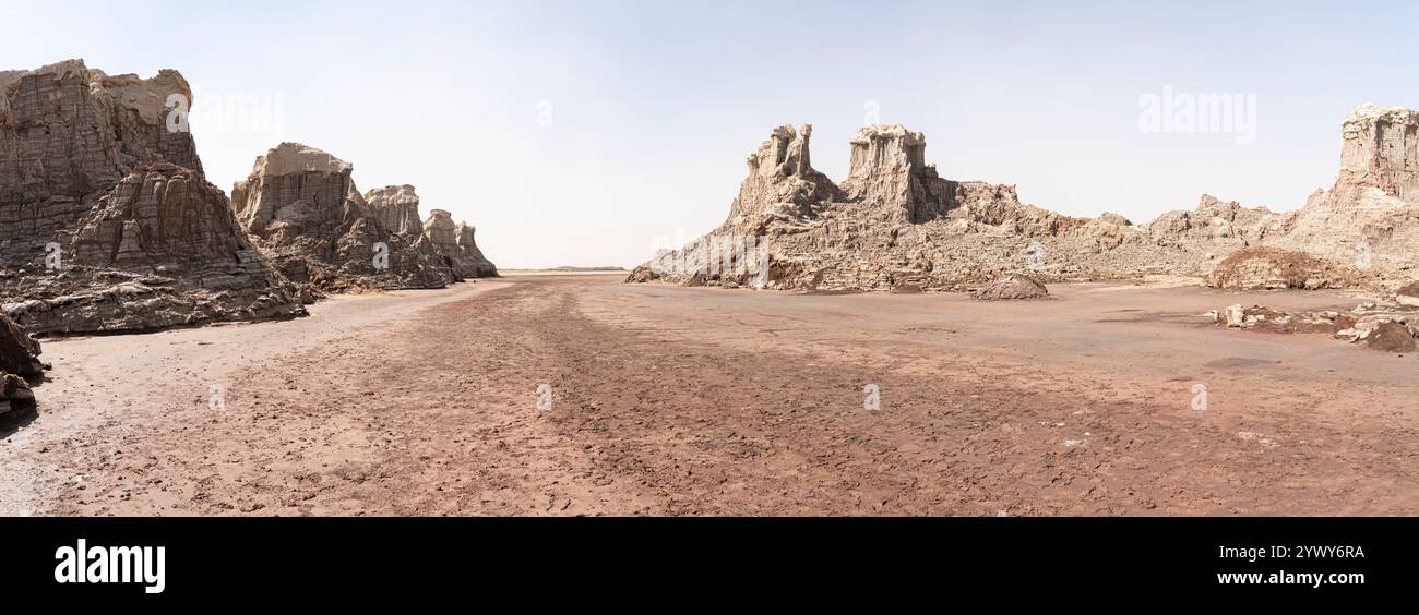 Mountains of potassium and magnesium salts in the Salt Gorge of the ...