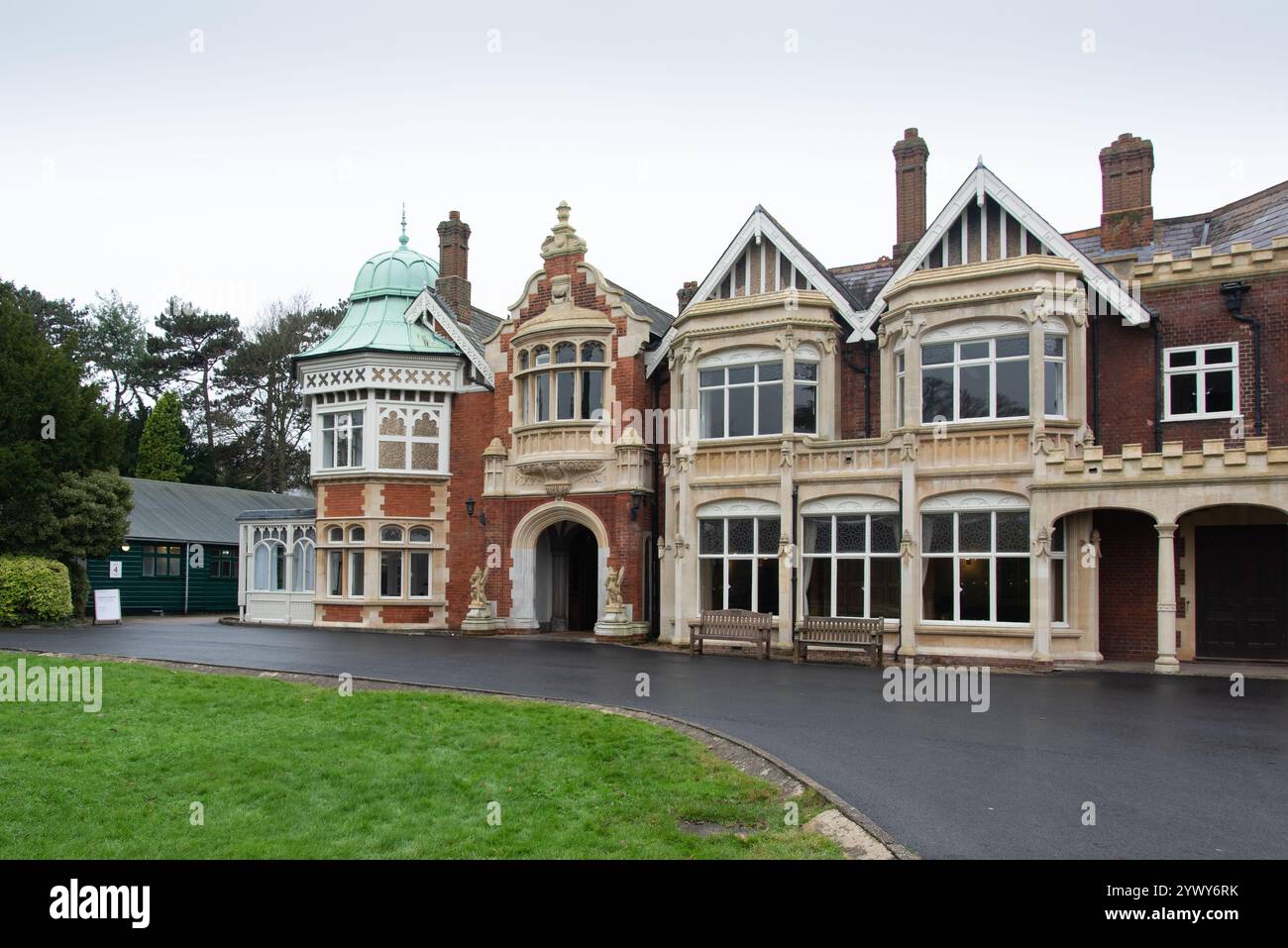 The Mansion House at Bletchley Park Code-Breaking Centre, Bletchley ...