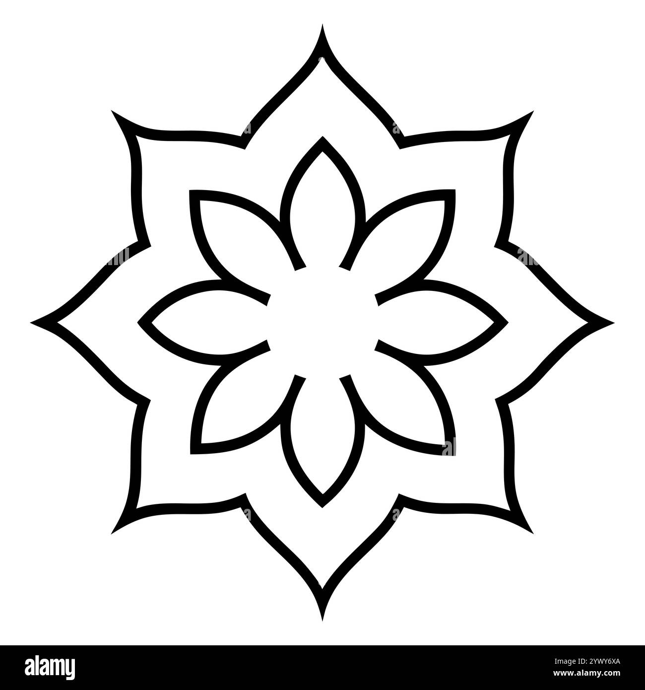 Simple Symmetrical Design Drawing
