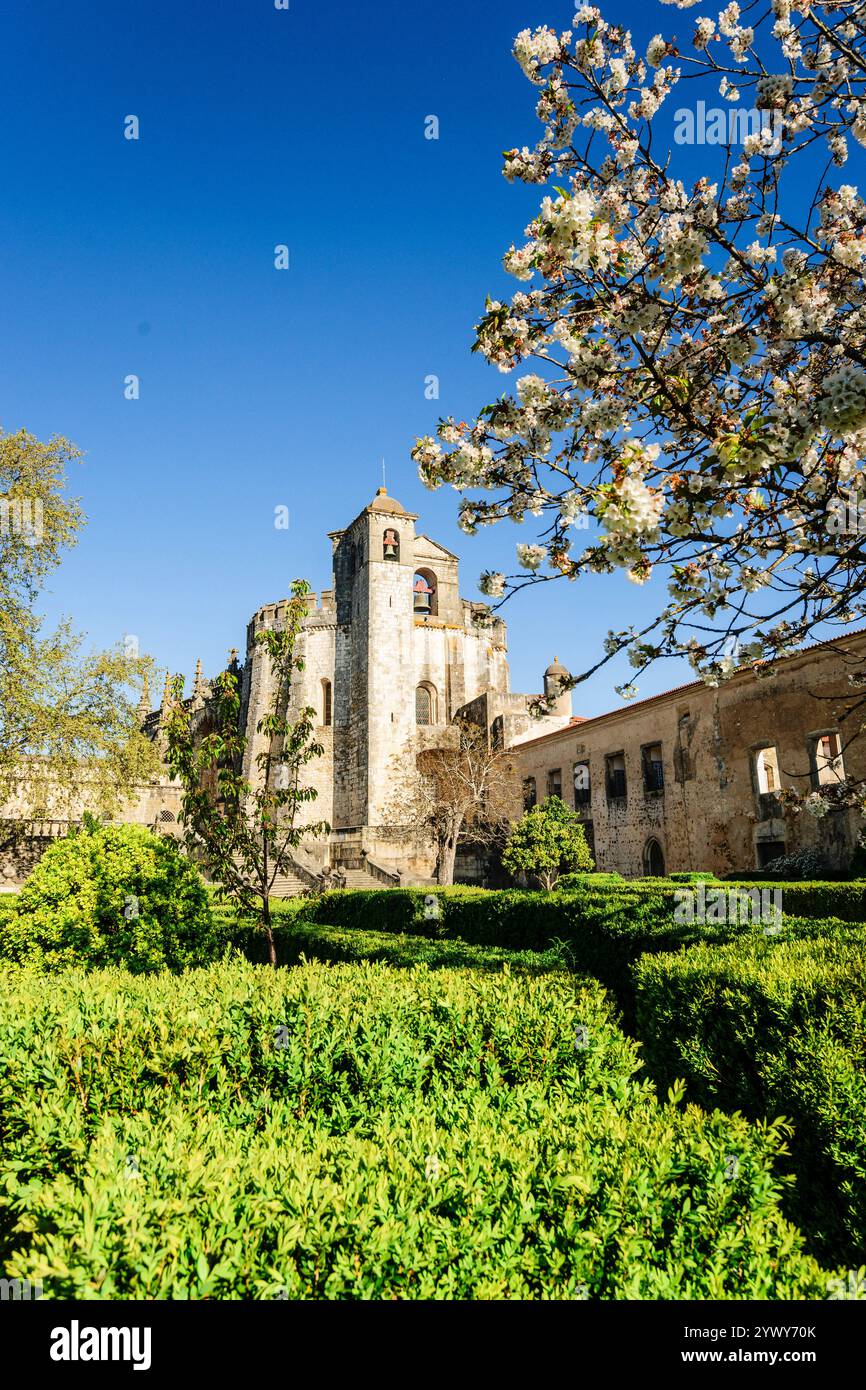 church of the convent of Christ, year 1162, Tomar, Santarem district ...