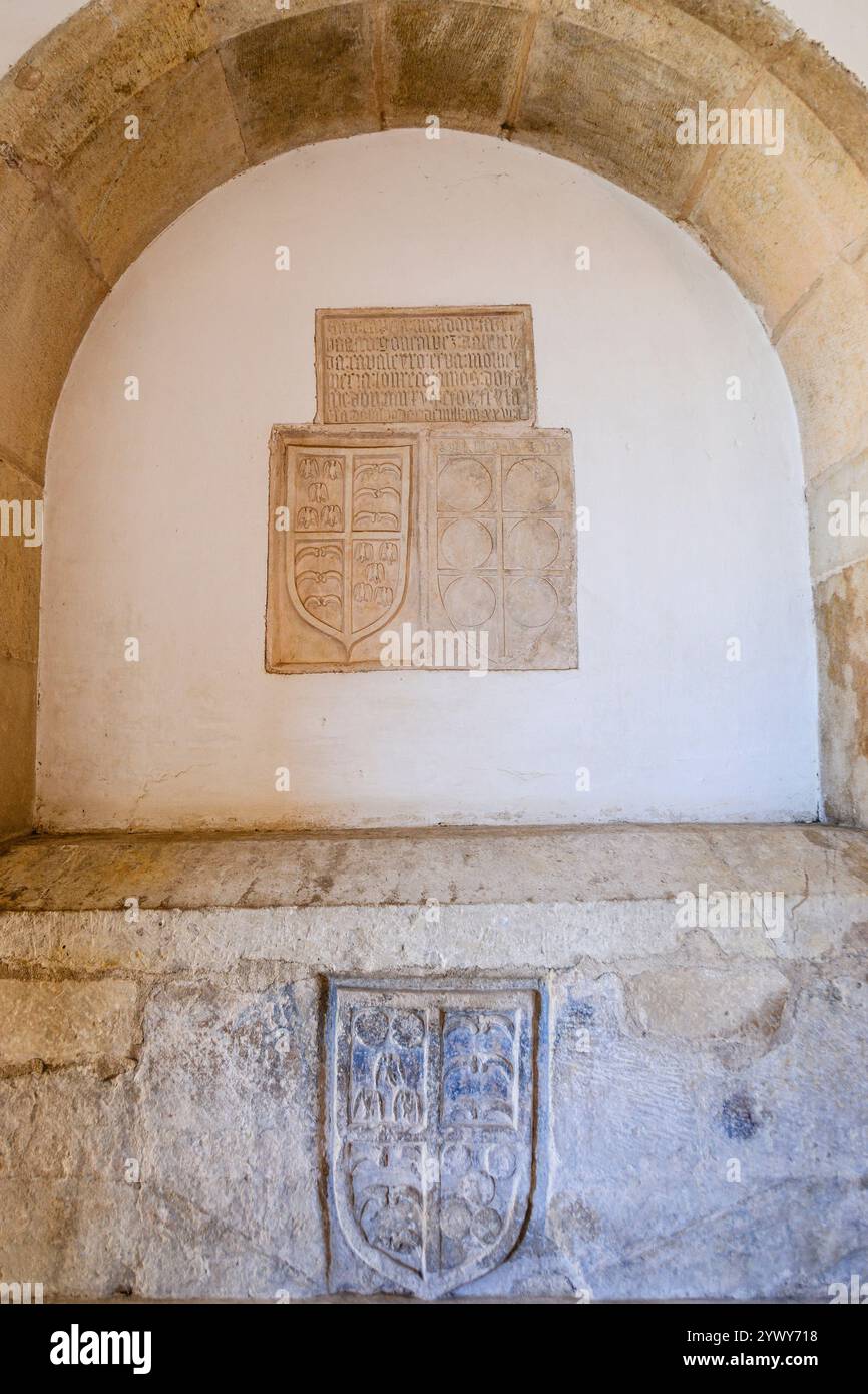 old chapel of Sao Jorge, convent of Christ, year 1162, Tomar, Santarem ...