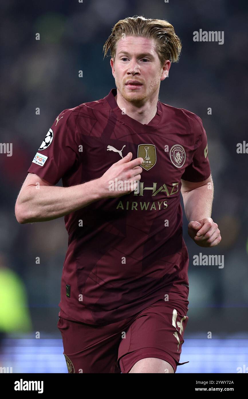 Torino, Italy. 11th Dec, 2024. Kevin De Bruyne of Manchester City FC ...