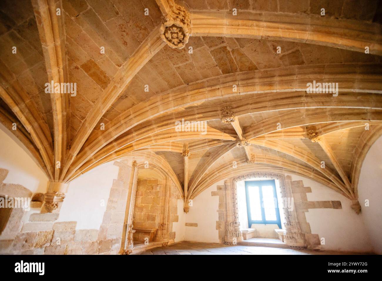 Church of the Convent of Christ, Tomar, Portugal Stock Photo - Alamy