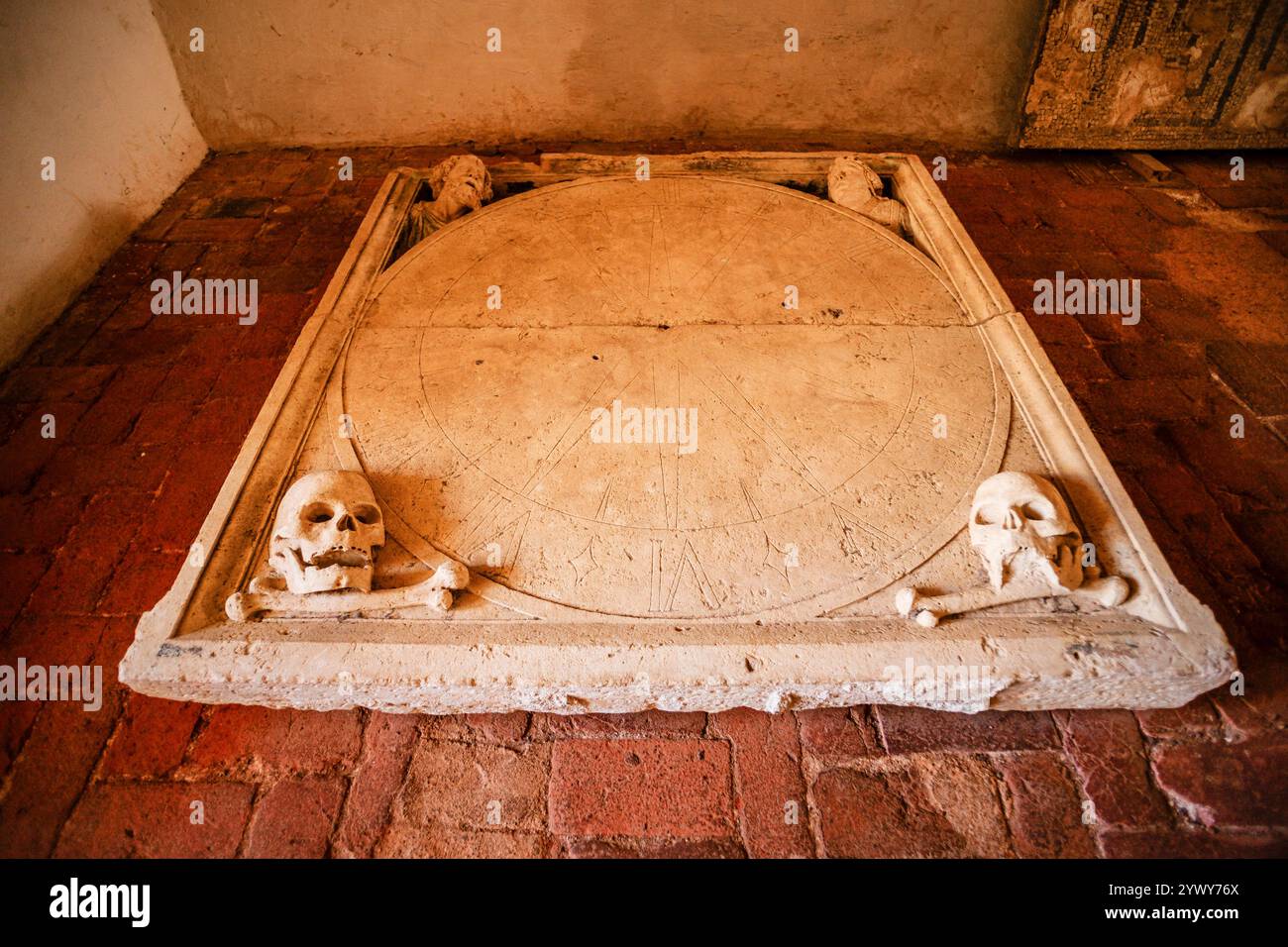 tomb, convent of Christ, year 1162, Tomar, Santarem district, Medio ...
