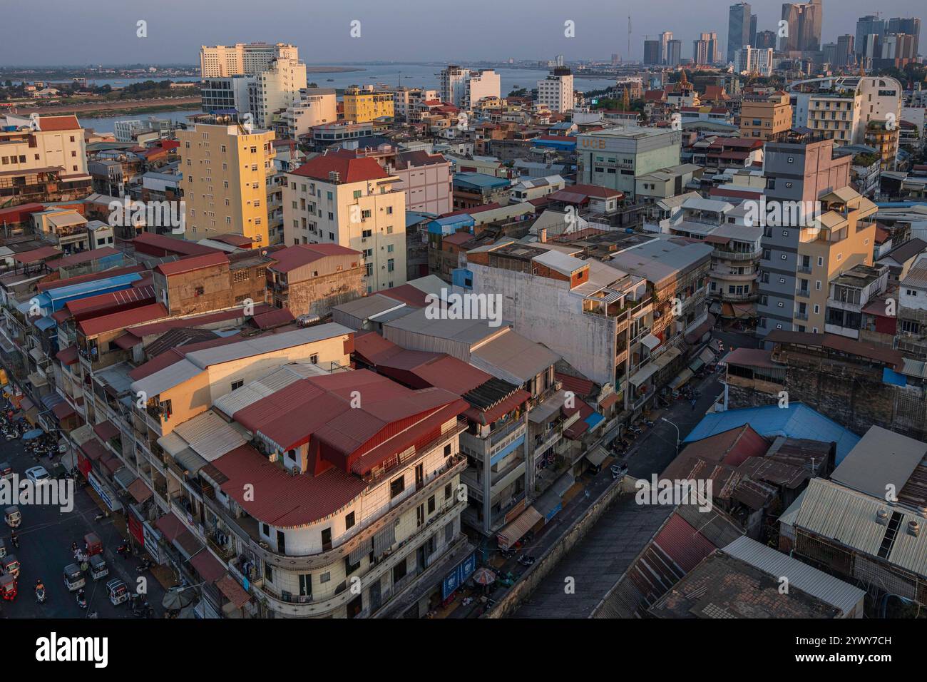 Cambodge, Cambodia, 2024-02-23, Phnom Penh, work, site, construction ...