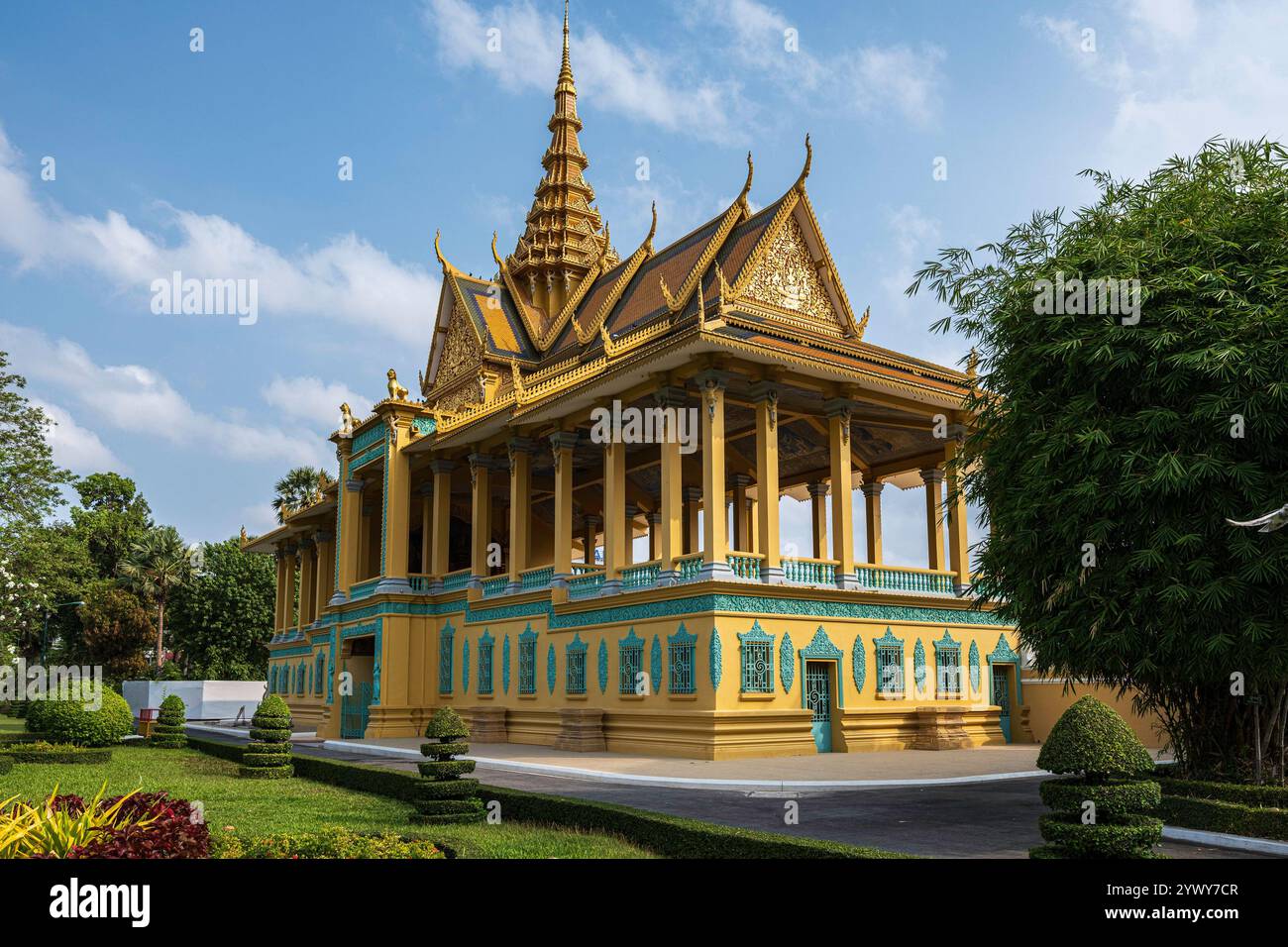 Cambodge, Cambodia, 2024-02-24, Phnom Penh, Royal palace of Phnom Penh ...
