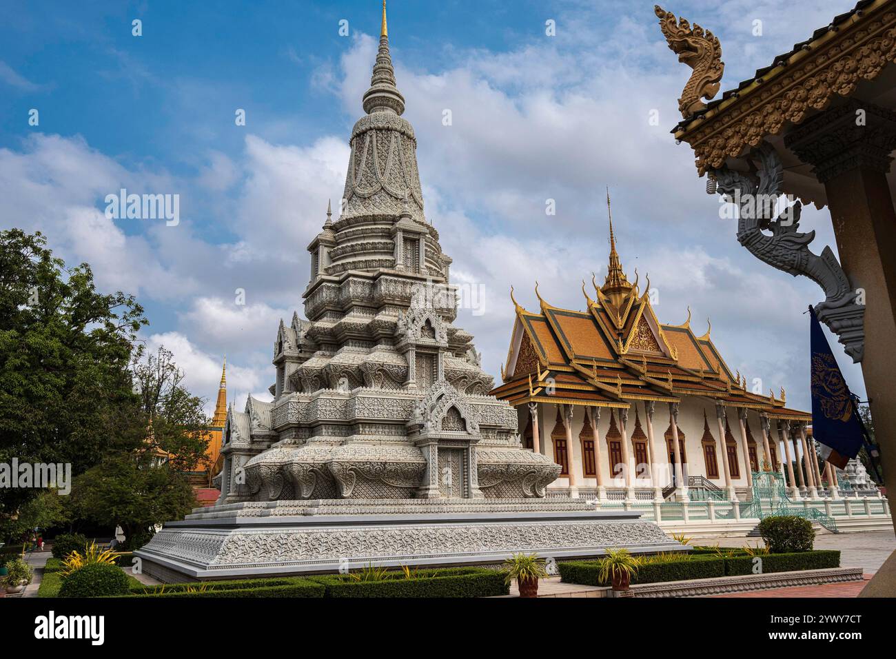 Cambodge, Cambodia, 2024-02-24, Phnom Penh, Palais royal de Phnom Penh ...