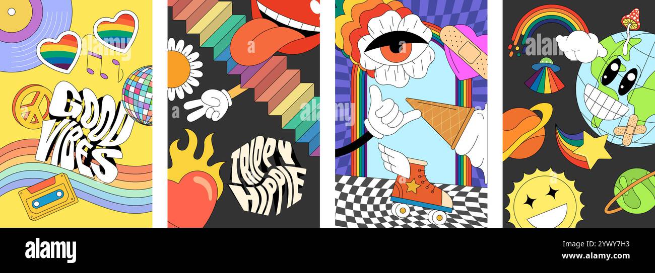 Lsd mountains Stock Vector Images - Alamy