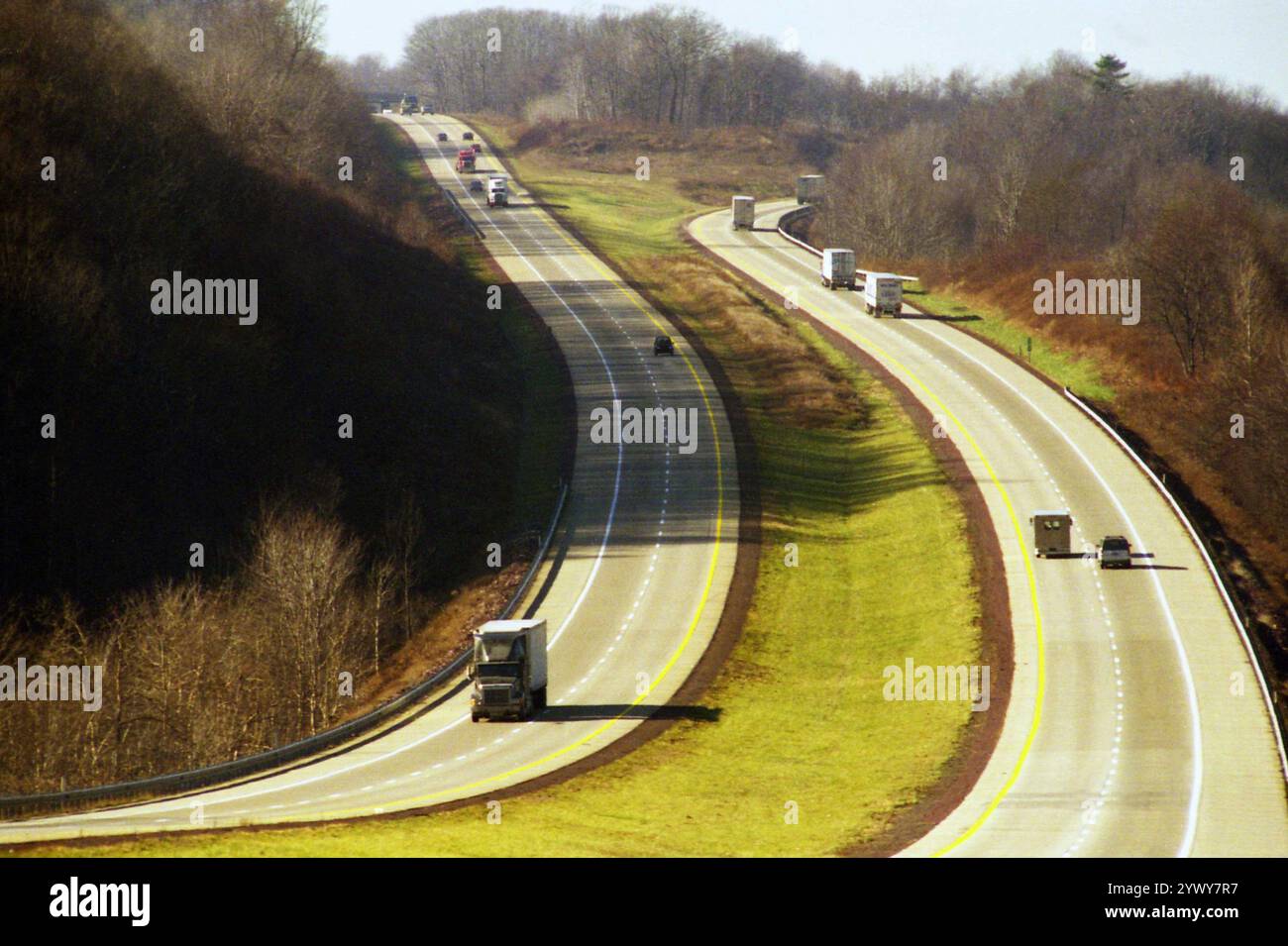 Highway through Pennsylvania, U.S.A Stock Photo - Alamy