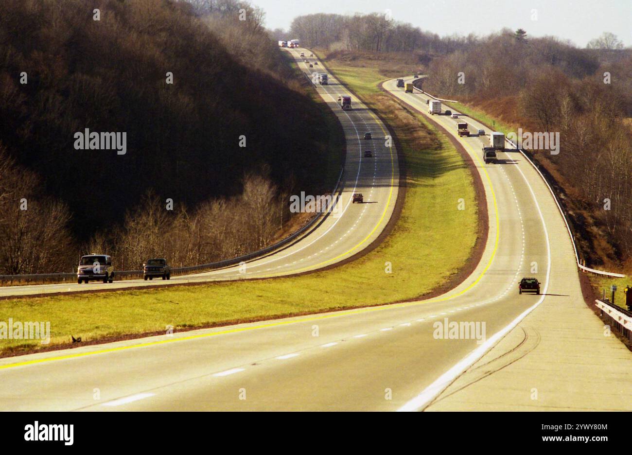 Highway through Pennsylvania, U.S.A Stock Photo - Alamy