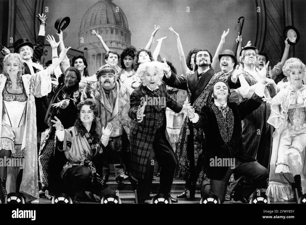 front left: Julia Hills (Miss Alice Nutting) centre: Ernie Wise (Mr ...