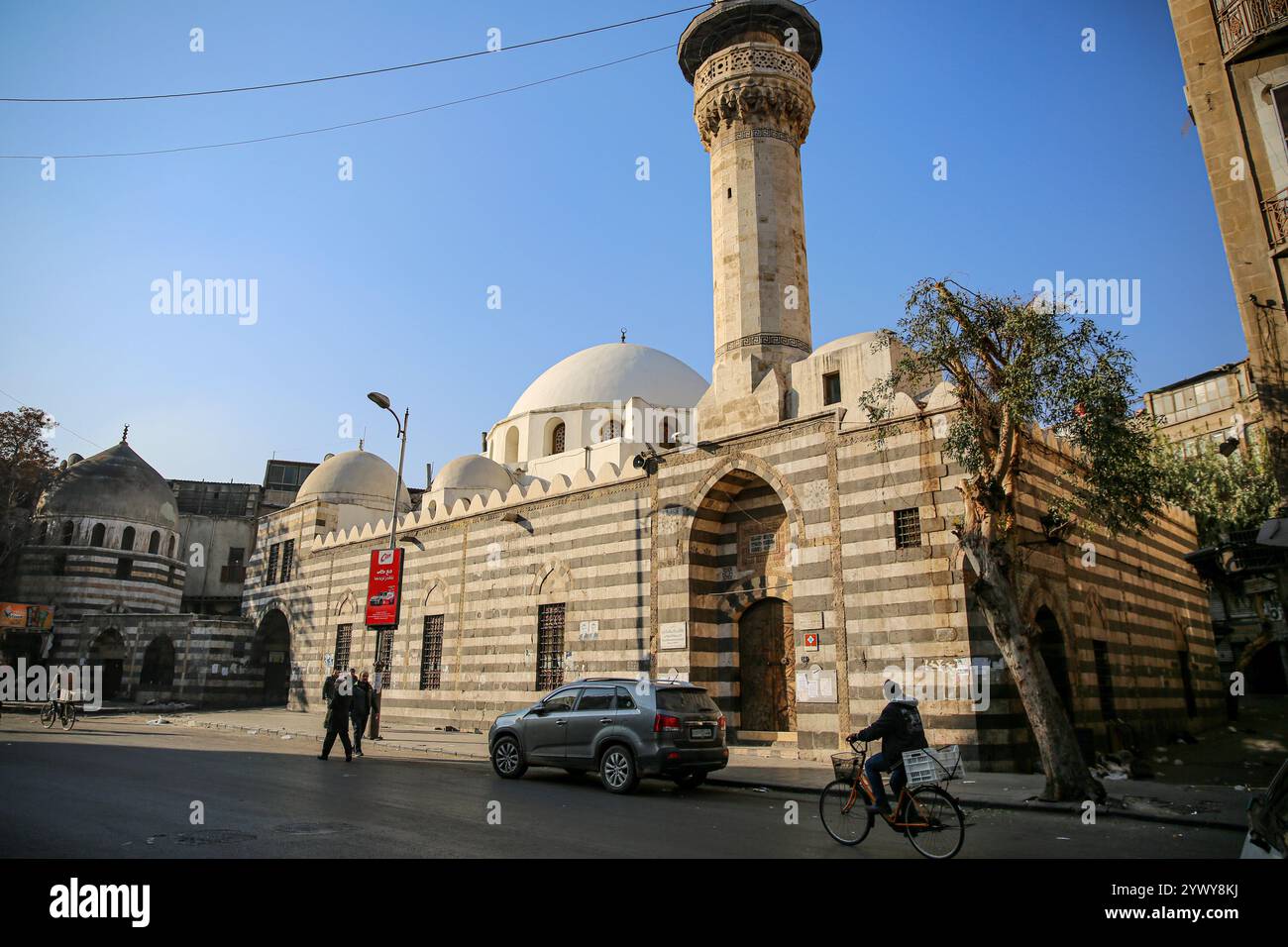 December 9, 2024: Damascus, Syria. 09 December 2024. A mosque in the ...