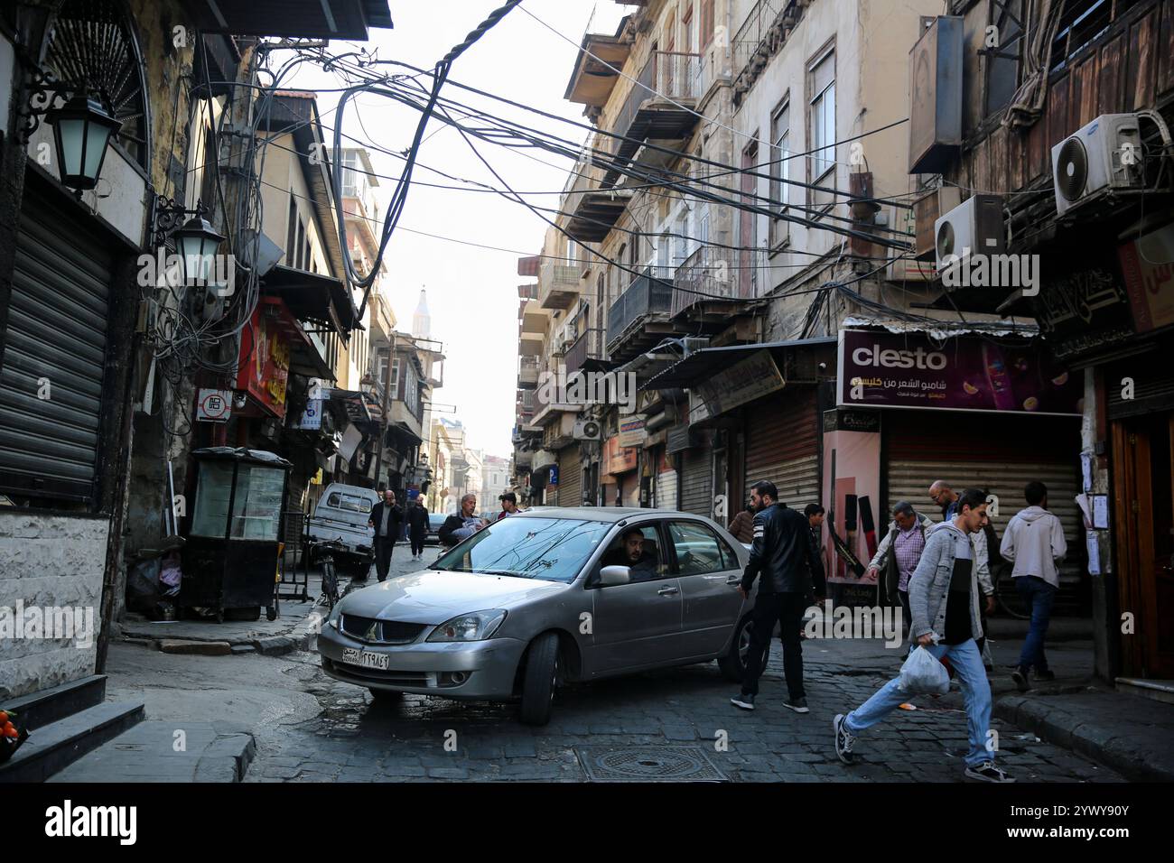 December 9, 2024: Damascus, Syria. 09 December 2024. The city of ...