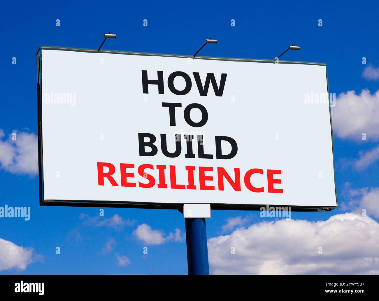 How to build resilience symbol. Concept words How to build resilience ...