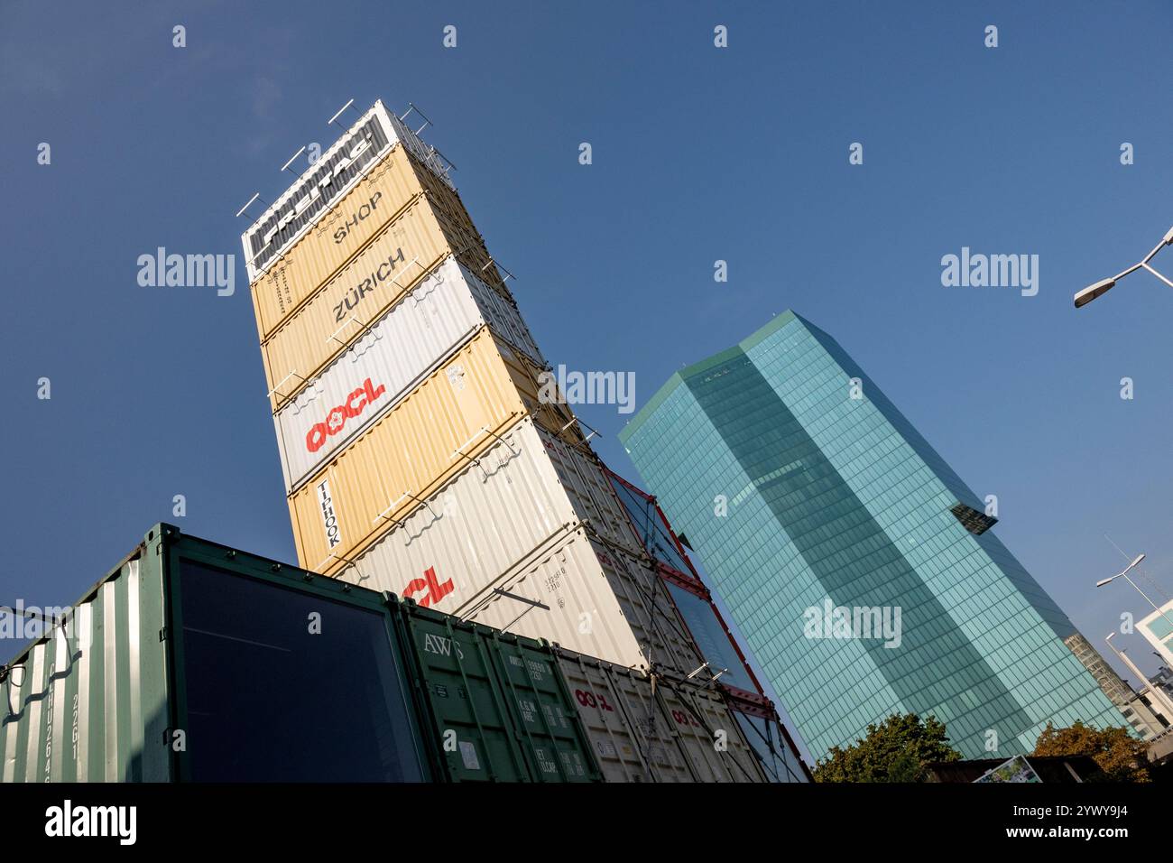 Freitag tower hi-res stock photography and images - Alamy