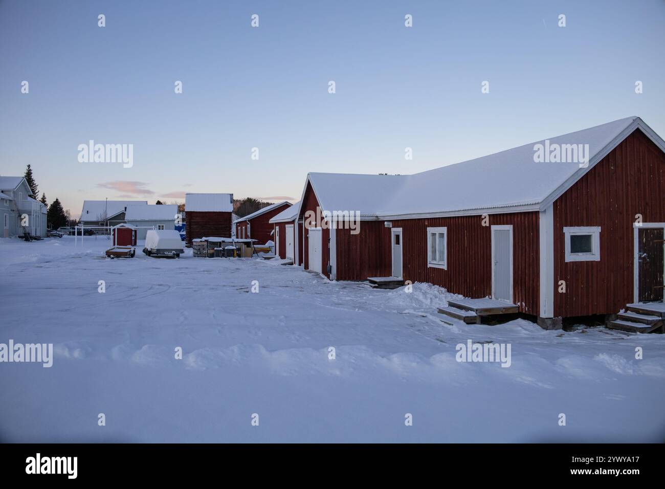 Kiruna, Sweden - Nov, 2024: Camp Ripan in Kiruna, Swedish Lapland Stock ...