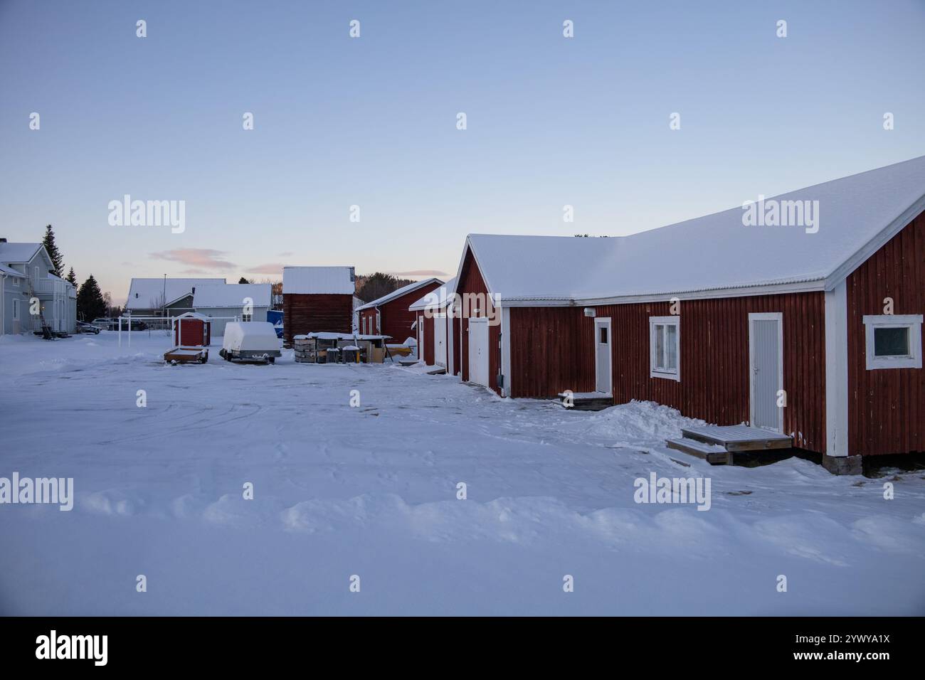 Kiruna, Sweden - Nov, 2024: Camp Ripan in Kiruna, Swedish Lapland Stock ...