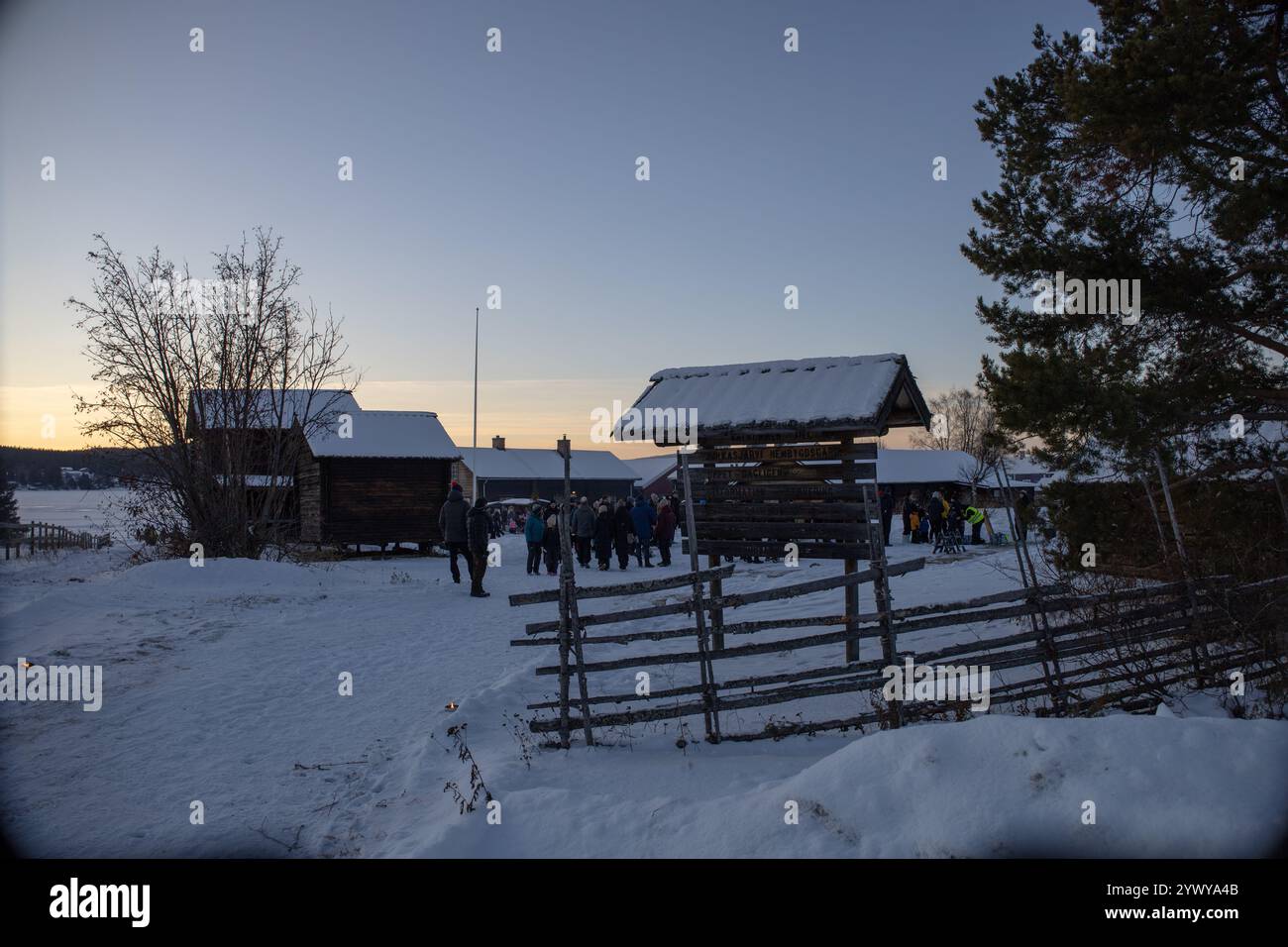 Jukkasjarvi, Sweden, November 1, 2024.The annual Christmas market ...