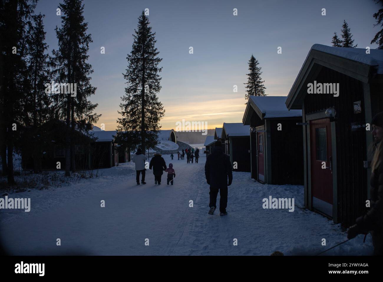 Jukkasjarvi, Sweden, November 1, 2024.The annual Christmas market ...